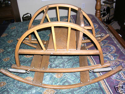 Antique Rocking Chair-Rocking Horse Style-Excellent -- Antique Price ...