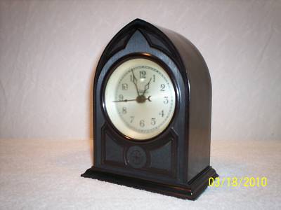 Antique Art Deco Telechron Cathedral Shelf/Desk Clock -- Antique Price ...