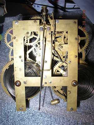 antique complete e.n. welch clock movement -- Antique Price Guide ...