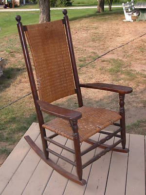 Early 1900's Sprague & Carleton Rocking Chair. Orig. -- Antique Price ...