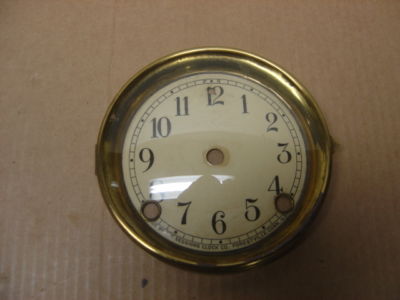 Antique clock Bezel, dial, round convex glass great NR -- Antique Price ...