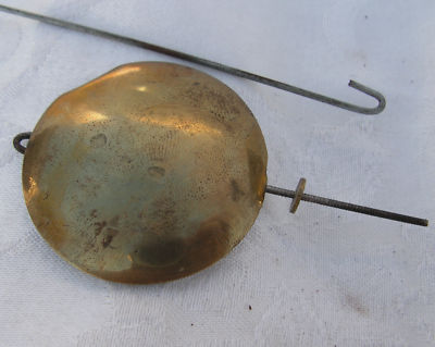 Antique 1840 Wood Eli Terry SHELF CLOCK BRASS PENDULUM -- Antique Price ...