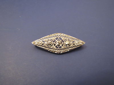 Vintage Antique Rhinstone Art Deco Brooch/Pin Lovely! -- Antique Price ...