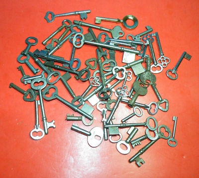 LARGE LOT OF OLD KEYS, FURNITURE, BLANKS, SKELETON ETC -- Antique Price ...