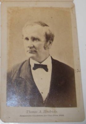 1880's Thomas Hendricks VP Candidate Cabinet Card -- Antique Price ...