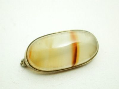 Antique Victorian Banded Agate Scatter Pin -- Antique Price Guide ...