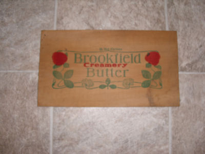 Brookfield Creamery Butter wooden sign VTG/ANTIQUE! -- Antique Price ...