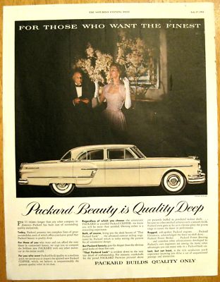 Nice 1954 Packard "Patrician" color magazine ad -- Antique Price Guide ...