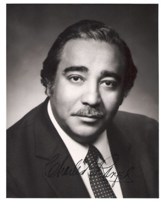 early CHARLES RANGEL original signed 8x10 photo -- Antique Price Guide ...