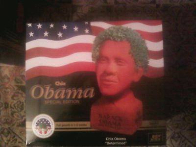 Obama Chia Pet SPECIAL EDITION NIB Determined -- Antique Price Guide ...