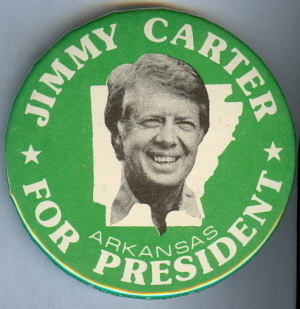 JIMMY CARTER ARKANSAS 1976 POLITICAL PIN -- Antique Price Guide Details ...