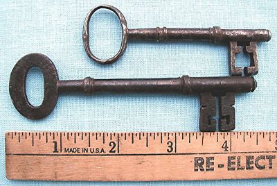 Two antique Iron Skeleton keys from 1850-1900 -- Antique Price Guide ...