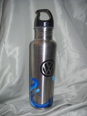 STEEL WATER BOTTLE WITH VW LOGO BY SWEDA NEW -- Antique Price Guide ...