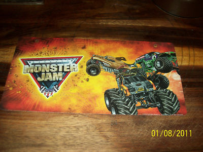 2 SIDED PROMO MERCHANDISE SIGN. MONSTER JAM -- Antique Price Guide ...