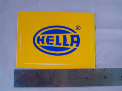 Hella Lights sticker x5 -- Antique Price Guide Details Page