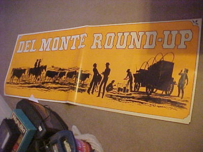 VINTAGE DEL MONTE WESTERN THEME STORE DISPLAY ROUND UP -- Antique Price ...