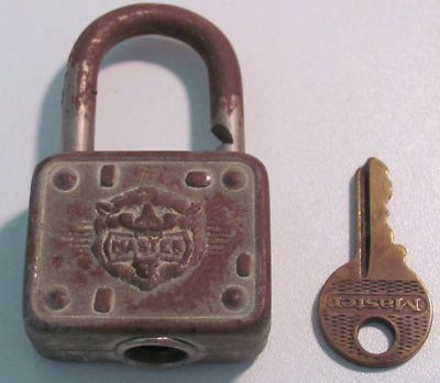 Vintage Master Lock Tiger #77 with Key - works -- Antique Price Guide ...