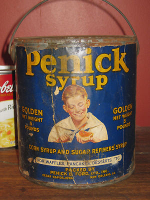 Vintage advertising primitive syrup bucket pail metal -- Antique Price ...