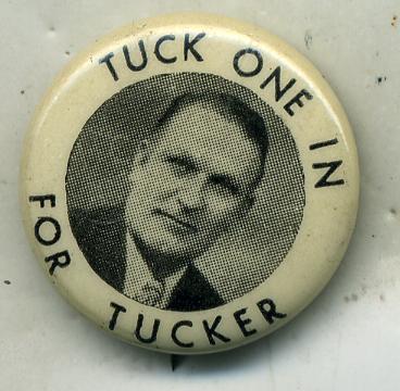 Vintage 1940's Era Tuck One In For Tucker Button Pin -- Antique Price ...