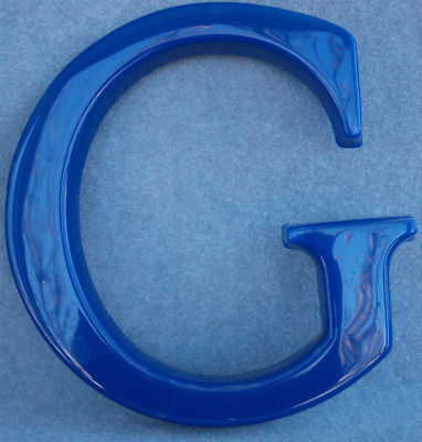 Large vintage plastic letter G Sign display COOL! -- Antique Price ...