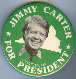 JIMMY CARTER VIRGINIA POLITICAL CAMPAIGN PIN -- Antique Price Guide ...