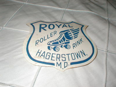 Vintage Royal Roller Skating Rink Decal, Hagerstown MD -- Antique Price ...