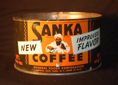 Vintage Sanka Coffee Tin -- Antique Price Guide Details Page