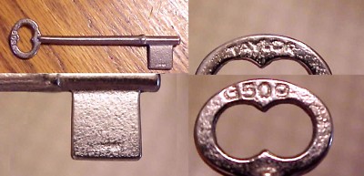 Vintage Metal TAYLOR G-509 Skeleton-type Key -- Antique Price Guide ...