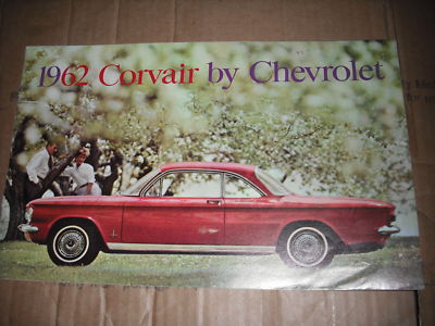 1962 CHEVROLET CORVAIR MONZA COLOR BROCHURE PROSPEKT -- Antique Price ...