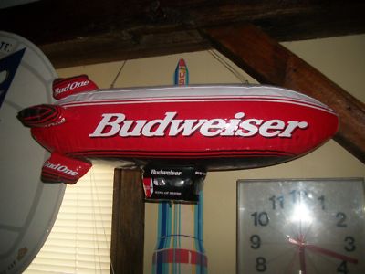 vintage advertising budweiser blimp blow up sign -- Antique Price Guide ...
