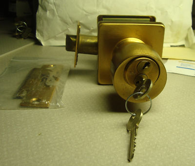 YALE BICENTRIC K-I-K COMPLETE LOCK/dual keyways/antique -- Antique ...