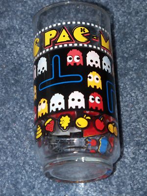 1980 PAC-MAN GLASS 6" (Army And Air Force Exchange) -- Antique Price ...