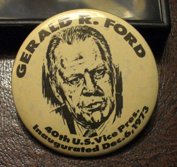 Gerald Ford Inaugurated Pin -- Antique Price Guide Details Page