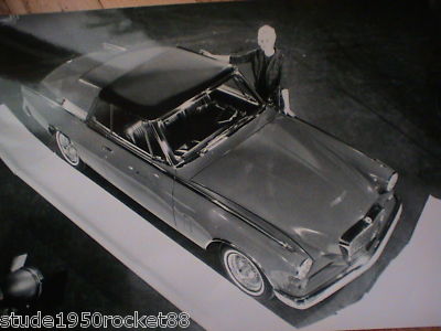 1963 STUDEBAKER GT HAWK BROOKS STEVENS PROTOTYPE PHOTO -- Antique Price ...