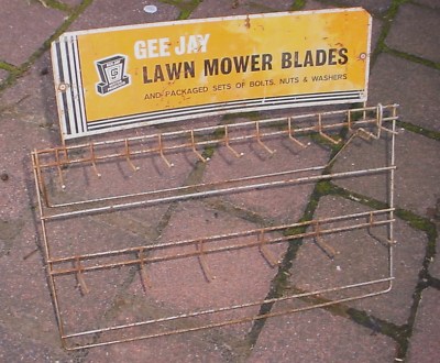 Vintage GEE JAY Motor Products Metal Display Stand -- Antique Price ...