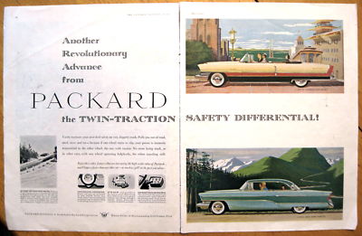 Nice 1956 Packard 2-page color magazine ad -- Antique Price Guide ...