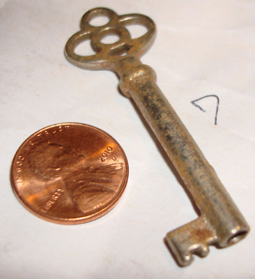 Rat Rod Vintage Gothic Skeleton Key -- Antique Price Guide Details Page