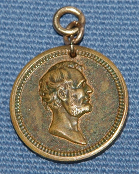 Antique George Washington Abraham Lincoln Fob Pendant -- Antique Price ...