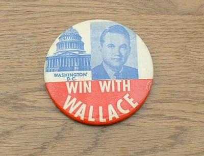 1964 George Wallace Slogan Campaign Photo Button -- Antique Price Guide ...