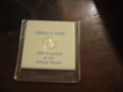 gerald r ford 38th president sterling silver coin -- Antique Price ...