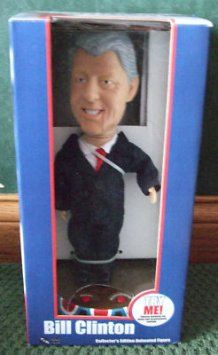 Bill Clinton Talking Animated Doll Collector's Figure -- Antique Price ...