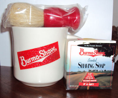 Burma Shave Soap Set in Original Box -- Antique Price Guide Details Page