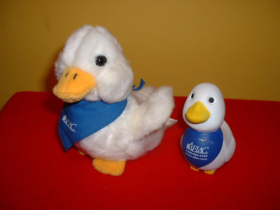 6" TALKING PLUSH AFLAC DUCK AND STRESS DUCK -- Antique Price Guide ...