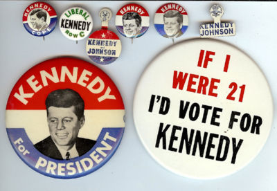 1960 JFK KENNEDY CAMPAIGN BUTTON COLLECTION - A -- Antique Price Guide ...
