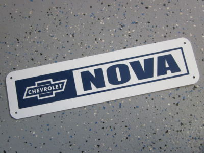 Chevrolet NOVA sign 1971 1970 1969 1968 1967 1966 1965 -- Antique Price ...