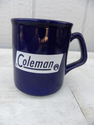 Coleman Lantern Logo Cobalt Blue Cup Mug -- Antique Price Guide Details ...