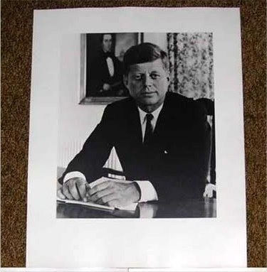 Original John F. Kennedy Signing Portrait 11x14" -- Antique Price Guide ...