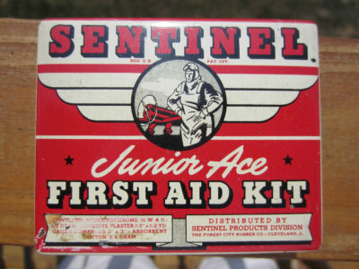 VINTAGE SENTINAL, JUNIOR ACE, FIRST AID KIT TIN -- Antique Price Guide ...