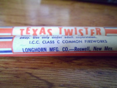 FIRECRACKER 2 ICC TEXAS TWISTER FIREWORKS LABEL ONLY -- Antique Price ...