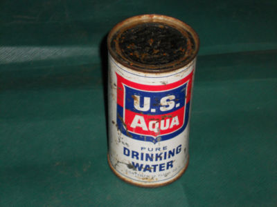 1950'S FALLOUT SHELTER AQUA CAN DRINKING WATER -- Antique Price Guide ...